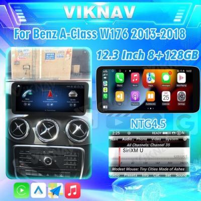 Viknav 12.3 Inch Android Para Benz A W176 CLA C117 GLA X156 G W463 2013-2018 GPS Car With Screen Radio Player NTG 4.5