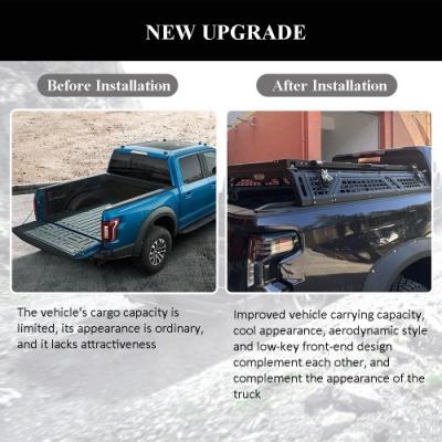 Cina Viknav per Ford F150 Roof Luggage Rack Top Loading Rack Push-Pull Espandibile Mezza altezza Gantry Ford in vendita