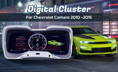 China VIKNAV for Camaro (2012 2013 2014 2015) 12.3 inch Digital Dash Instrument Cluster Replacement Linux LCD Cluster for sale