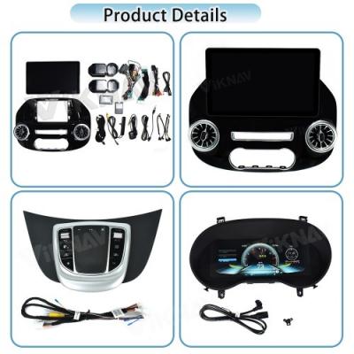 China Viknav 13 Inch Android Car Radio For Benz Vito 2015-2021 (128GB Car Radio+Digital Instrument Cluster+Mouse） for sale