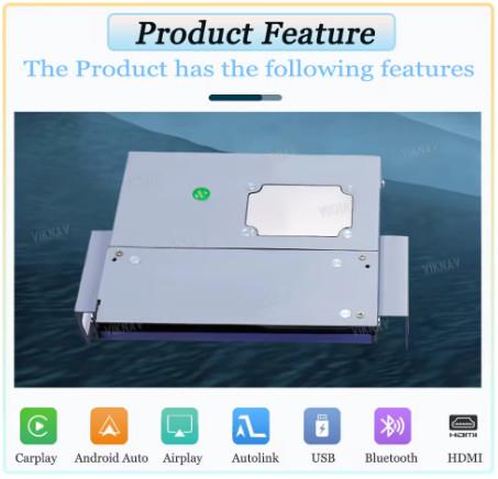 Quality Viknav Linux System Decoder Box Apple Android Wireless Auto CarPlay For Toyota for sale