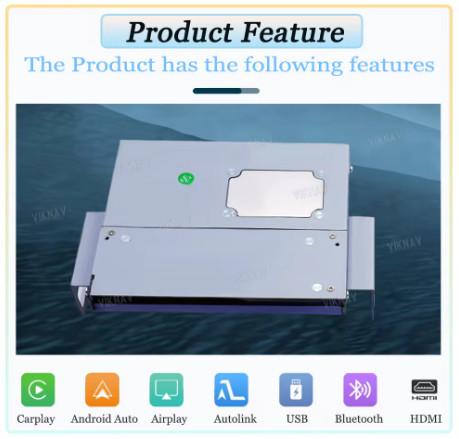 Quality Viknav Linux System Decoder Box Apple Android Wireless Auto CarPlay For Toyota for sale