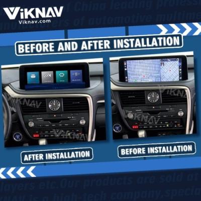 China Viknav Fit For Original Car 12.3Inch Screen Linux-systeem voor Lexus RX 2020 2021 2022 Draadloos Apple CarPlay Android Auto Te koop