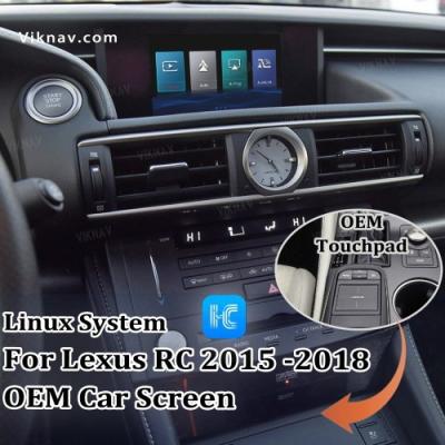 China Viknav Fit For Original Car Screen Sistema Linux Para Lexus RC 2015 2016 2017 2018 Sem fio Apple CarPlay Android Auto à venda
