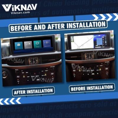 Китай Viknav Fit For Original Car 12.3-дюймовый экран Linux Система для Lexus LX570 2016-2021 Беспроводная Apple CarPlay Android Auto продается
