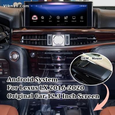China Viknav GPS Navi Decoding Box Voor Lexus LX 2016-2020 Originele auto 12,3 inch scherm Auto GPS Multimedia Android-systeem Te koop