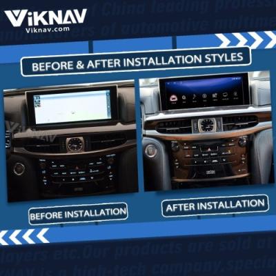 China Viknav GPS Navi Decoding Box Voor Lexus LX 2016-2020 Originele auto 12,3 inch scherm Auto GPS Multimedia Android-systeem Te koop