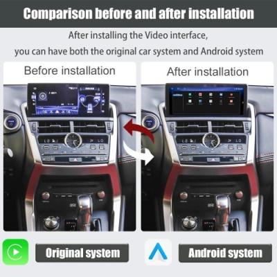 China Viknav Car Video interface For LEXUS NX 2017-2020 Android Auto Carplay interface with screen touchpad and 360 AHD for sale