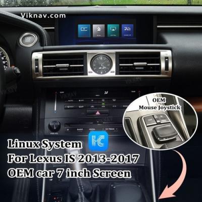 China Viknav Linux System Voor Lexus IS 2013 -2017 Draadloos Apple CarPlay Android Auto ondersteunt alleen originele auto 7 inch Scherm Te koop