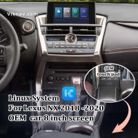 China Viknav Linux System for Lexus NX 2018-2020 Wireless Apple CarPlay Android Auto 8 Inch Screen for sale
