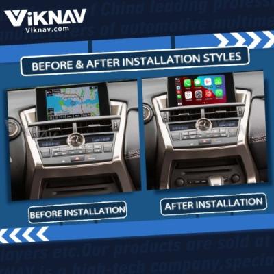 中国 Viknav Linux System For Lexus NX 2018 -2020 ワイヤレス Apple CarPlay Android Auto オリジナルカーのみをサポートする 8インチ画面 販売のため