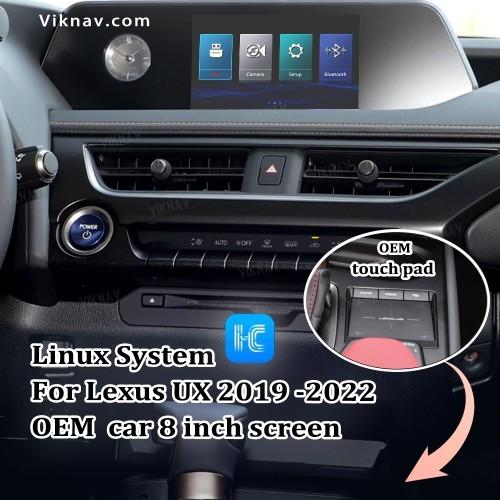 Quality Viknav Linux System For Lexus UX 2019 -2022 Wireless Apple CarPlay Android Auto only support original car 8 inch Screen for sale