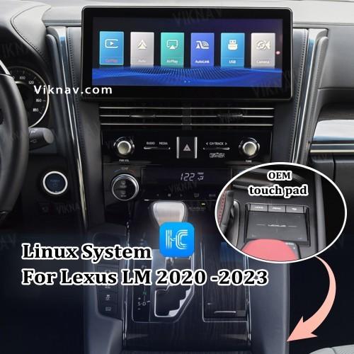 Quality Viknav Linux System For Lexus LM 2020-2023 Wireless Apple CarPlay Android Auto display screen for sale