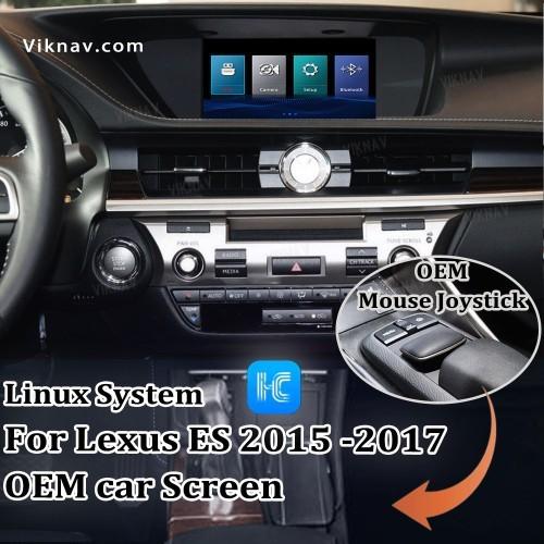 Quality Viknav Fit For Original Car Screen Linux System For Lexus ES 2015 2016 2017 Wireless Apple CarPlay Android Auto for sale