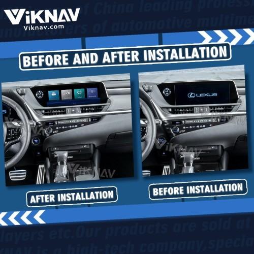 Quality Viknav Fit For Original Car 12.3 Inch Screen Linux System For Lexus ES 2018 2019 for sale