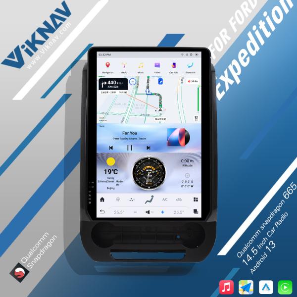 Quality Viknav 14.5 Inch Car Radio For Ford Expedition 2015-2022 Touch Screen Android for sale