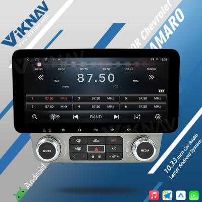 中国 VIKNAVタッチスクリーン Android カーラジオ シェブロレット カマロ 2010-2015 アップグレード ワイヤレスカープレイ Android オート GPS ナビゲーション 販売のため