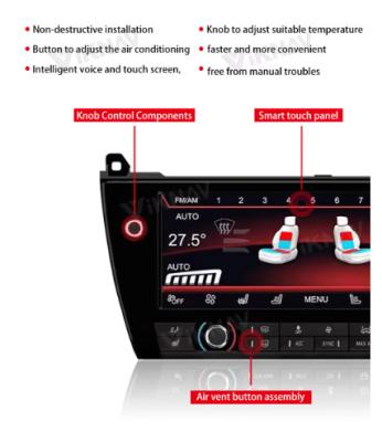 China Modulo de control digital del panel de control automático de CA BMW Serie 5 F10 F11 5GT F07 F18 M5 2011-2017 en venta