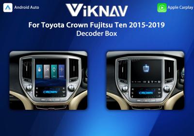 中国 Viknav Linux システム トヨタ・クラウン 富士通 テン 2014-2019 アップグレード ディコーダー ボックス マルチメディア ワイヤレス カープレイ 販売のため
