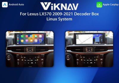中国 Viknav Linux System For Lexus LX570 2009 -2021 ワイヤレス Apple CarPlay Android Auto オリジナルカーOEM画面のみをサポートする 販売のため