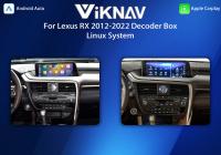China Viknav Linux System for Lexus RX 2014-2022 Wireless Apple CarPlay Android Auto OEM Screen for sale