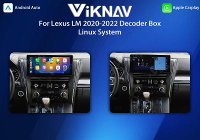 中国 Viknav Linux System For Lexus LM 2020-2022 ワイヤレス Apple CarPlay Android オート サポート オリジナルカー OEM 画面のみ 販売のため