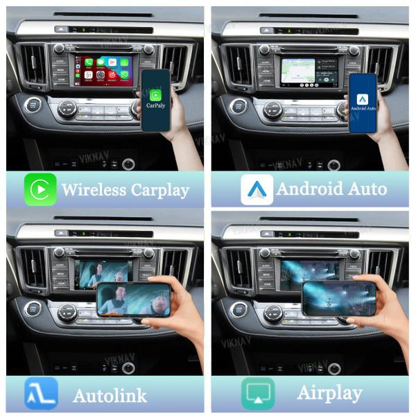 Quality Viknav Linux System Decoder Box Apple Android Wireless Auto CarPlay For Toyota for sale