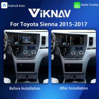 China Viknav Linux System Decoder Box with Wireless CarPlay & Android Auto for Toyota Sienna 2015-2017 Models for sale