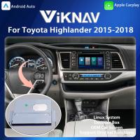 China Viknav Linux System Decoder Box with Wireless CarPlay Android Auto for Toyota Highlander 2015-2018 Models for sale