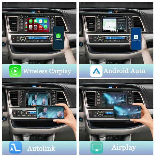 Quality Viknav Linux System Decoder Box Apple Android Wireless Auto CarPlay For Toyota for sale