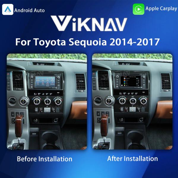 Quality Viknav Linux System Decoder Box Apple Android Wireless Auto CarPlay For Toyota for sale