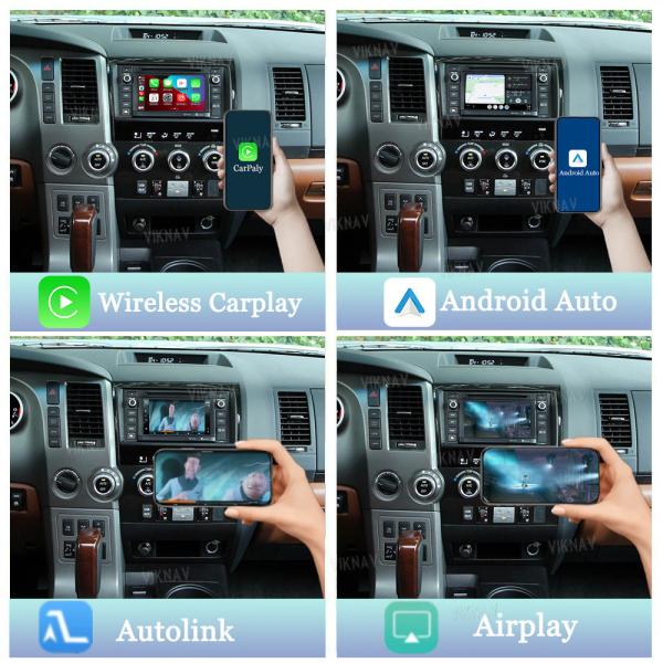 Quality Viknav Linux System Decoder Box Apple Android Wireless Auto CarPlay For Toyota for sale