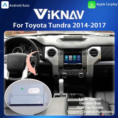China Viknav Linux Systeem Decoder Box Apple Android Draadloze Auto CarPlay Voor Toyota Tundra 2014-2017 Te koop