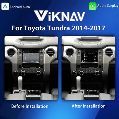 China Viknav Linux Systeem Decoder Box Apple Android Draadloze Auto CarPlay Voor Toyota Tundra 2014-2017 Te koop