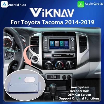 China Viknav Linux System Decoder Box Apple Android Draadloos Auto CarPlay Voor Toyota Tacoma 2014-2019 Te koop
