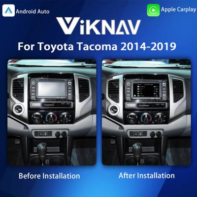 China Viknav Linux System Decoder Box Apple Android Wireless Auto CarPlay für Toyota Tacoma 2014-2019 zu verkaufen