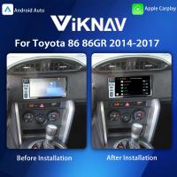 China Viknav Linux System Decoder Box with Wireless CarPlay & Android Auto for Toyota 86/86GR 2014-2017 Models for sale