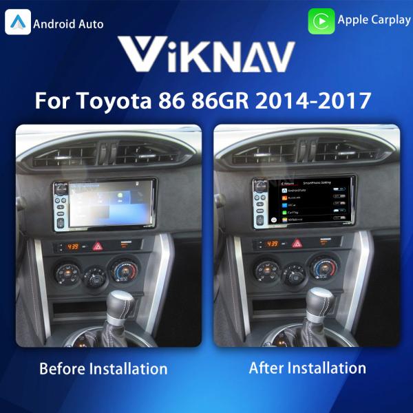 Quality Viknav Linux System Decoder Box Apple Android Wireless Auto CarPlay For Toyota for sale