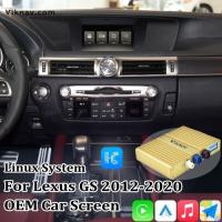 China Viknav Linux Interface Box for Lexus GS 2012-2020 with Wireless CarPlay & Android Auto - 12.3 Inch Screen Compatible for sale