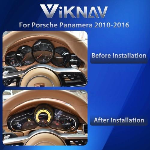 Quality VIKNAV Digital Cluster Car Speedometer For Porsche Panamera 2010-2016 for sale