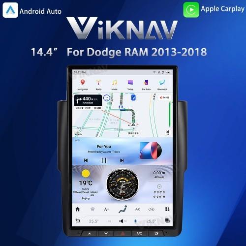 Quality VIKNAV 14.4 " Car Radio For Dodge RAM 2013-2018 Wireless Carplay Android for sale