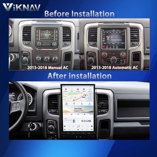 Quality VIKNAV 14.4 " Car Radio For Dodge RAM 2013-2018 Wireless Carplay Android for sale
