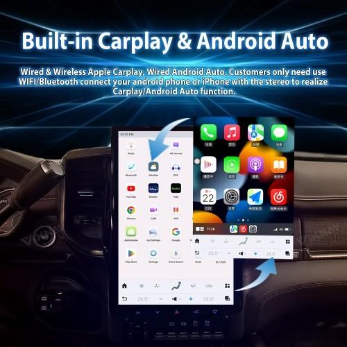 Quality VIKNAV 14.4 " Car Radio For Dodge RAM 2019-2023 Wireless Carplay Android 13 for sale