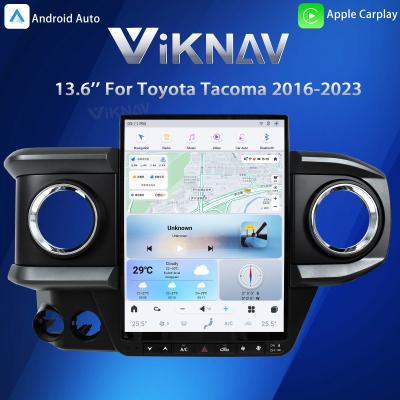 China VIKNAV 13.6 " Car radio For Toyota Tacoma 2016-2023  Android Auto Carplay for sale