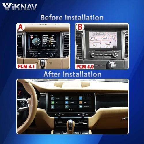 Quality VIKNAV 12.3 " For Porsche Macan Radio 2013-2017 Auto HD LCD Touch Screen for sale