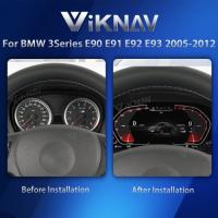 China VIKNAV 11-inch Digital Instrument Cluster for BMW 3 Series E90/E91/E92/E93 2005-2012 with 1920×720 Display for sale