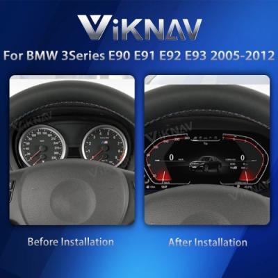 Cina VIKNAV 11" Digital Instrument Cluster per BMW Serie 3 E90/E91/E92/E93 2005-2012 in vendita