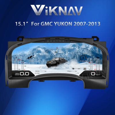 China Viknav 15.1 inch LCD-scherm Auto Digitale Cluster Voor GMC Yukon Chevrolet Silverado Tahoe Suburban 2007-2013 Linux-systeem Auto Digitale snelheidsmeter Dashboard Instrumentenpaneel Virtual Cockpit Te koop