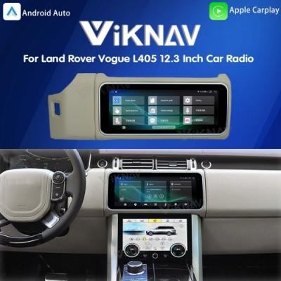 China Viknav 12.3 pulgadas Radio de coche con pantalla táctil para Land Rover Range Rover Vogue L405 2013-2017 Jugador multimedia Unidad de navegación GPS (Beige) en venta