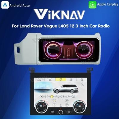 China Viknav 12.3 pulgadas de pantalla táctil Radio de automóvil y AC para Land Rover Range Rover Vogue L405 2013-2017 Jugador multimedia Unidad de cabeza de navegación GPS (Ivory All) en venta
